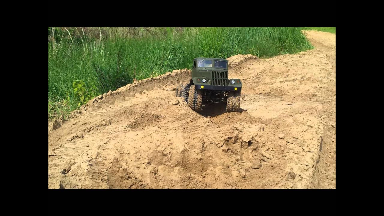 Kraz 255b RC Trail heavy Truck 1:10 - YouTube