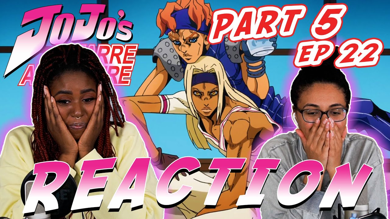 JBA: Golden Wind Part 5 Ep 22 - "The "G" in Guts" REACTION!! - YouTube