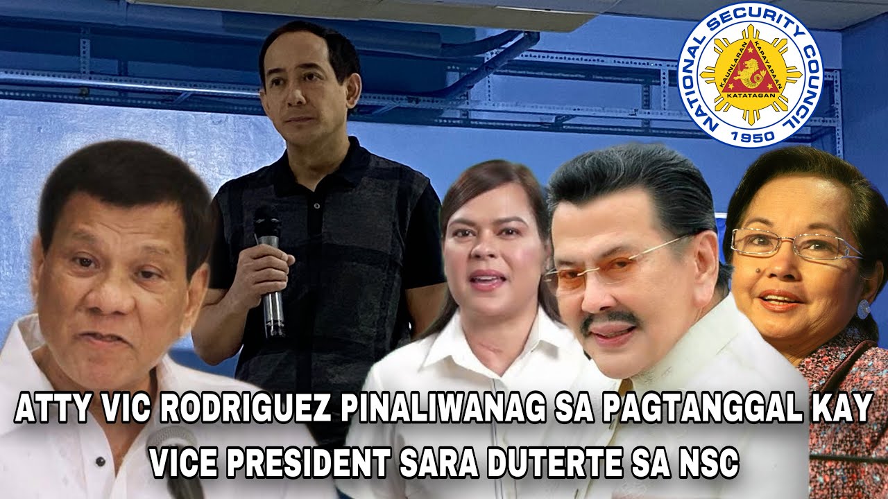 Vic Rodriguez explain ang pagtanggal sa NSC National Security Council ...