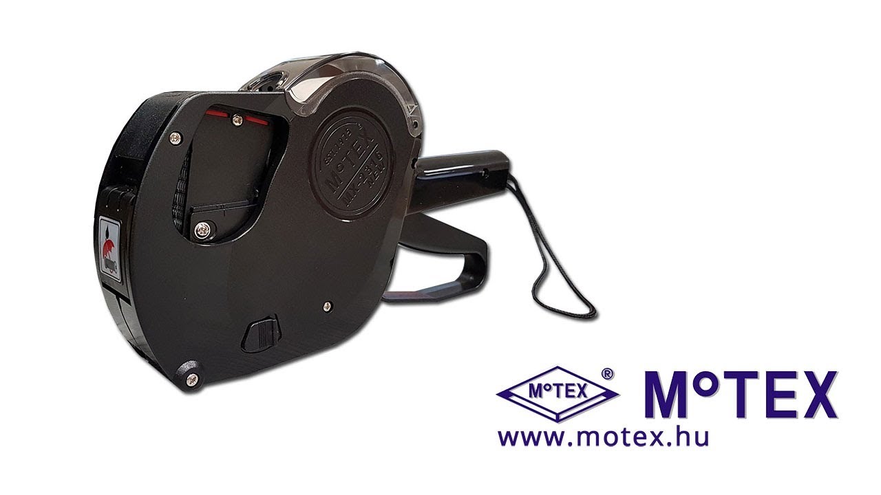 Motex MX-2316NEW árazógép bemutató és a szalag befűzése - YouTube