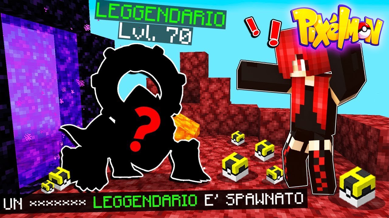 TROVO IL POKEMON LEGGENDARIO DEL NETHER SULLA PIXELMON!! #7 - YouTube