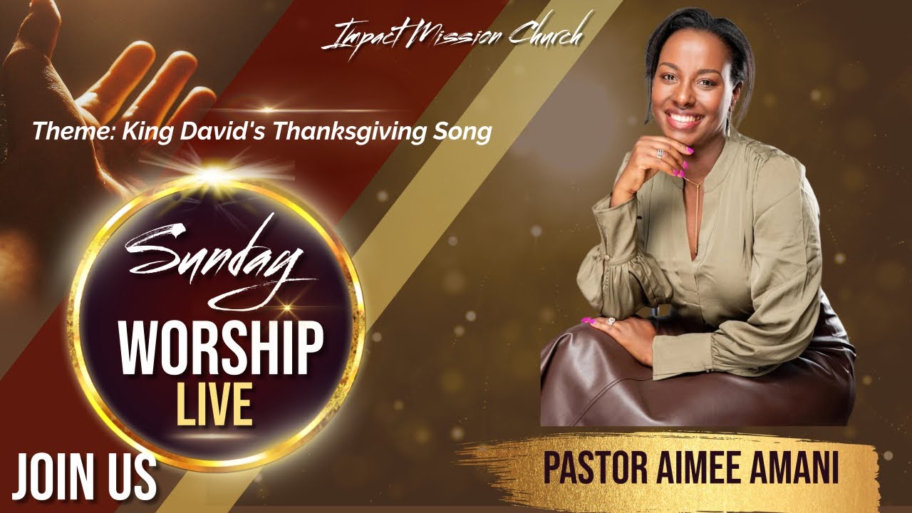 King David's Thanksgiving Song - Pastor Aimee Amani - YouTube