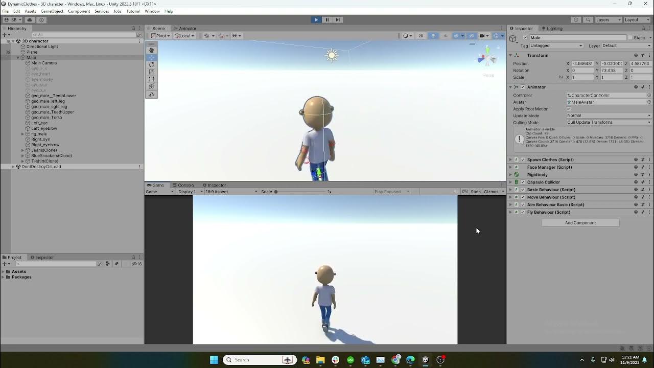 loading Skinned Mesh Renderer clothes at runtime - YouTube