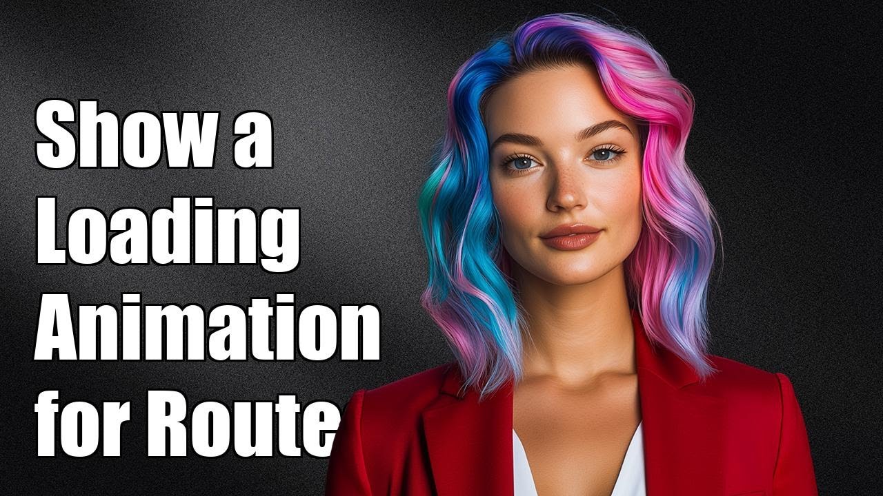 How to Show a Loading Animation for Lazy-Loaded Route Components - YouTube