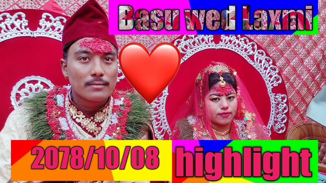 BASU SHRESTHA WEDS LAXMI SHRESTHA 2078/10/08 Highlight... Video - YouTube