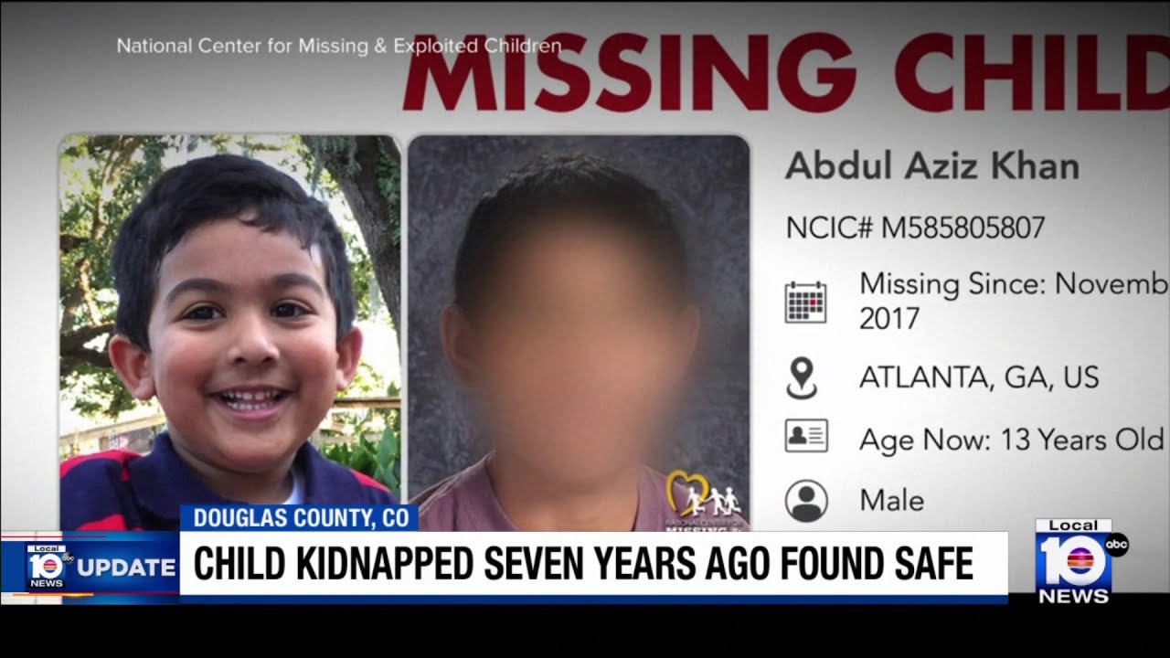 Child kidnapped in Georgia found 7 years later in Colorado - YouTube