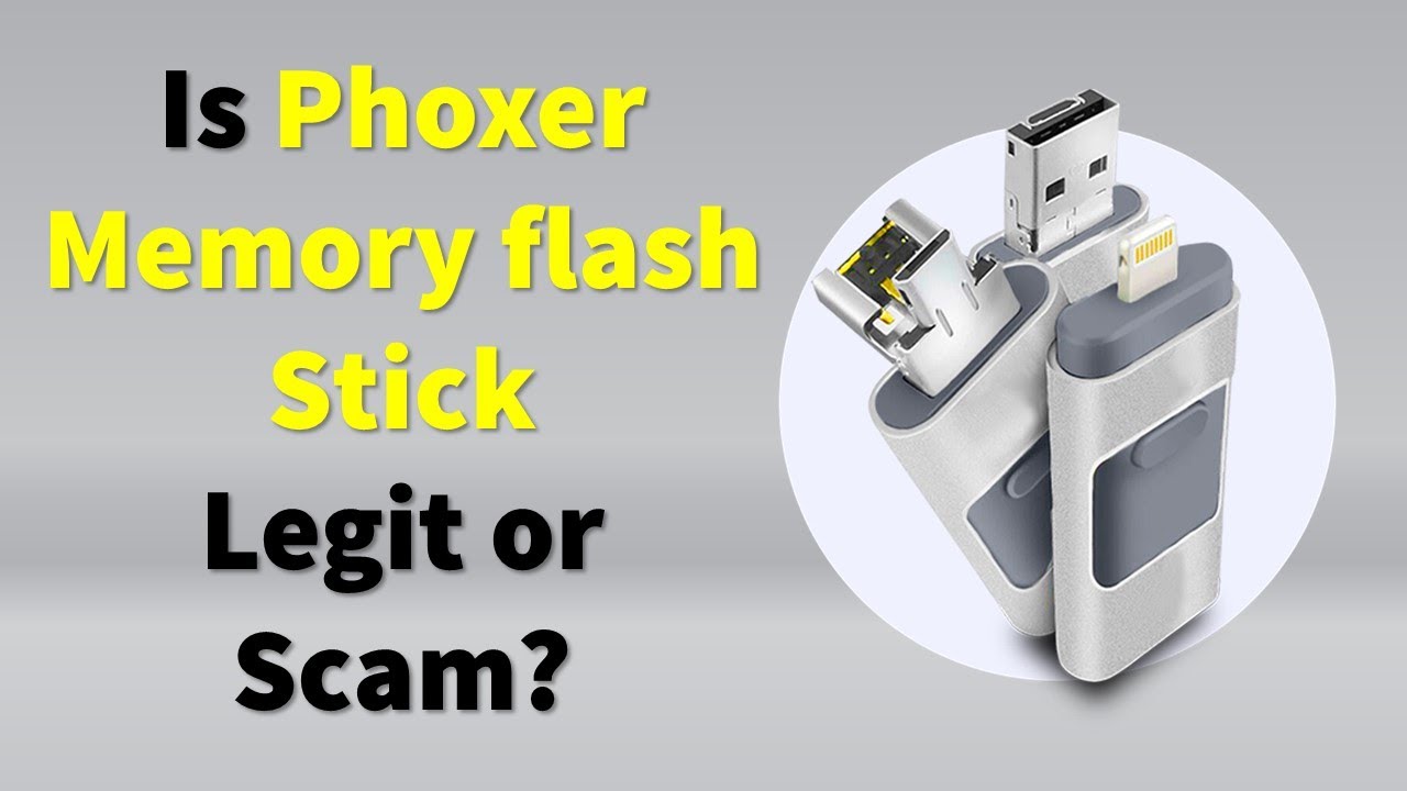 Phoxfer Flash Drive is Phoxfer Memory USB Stick Legit or Scam? - YouTube