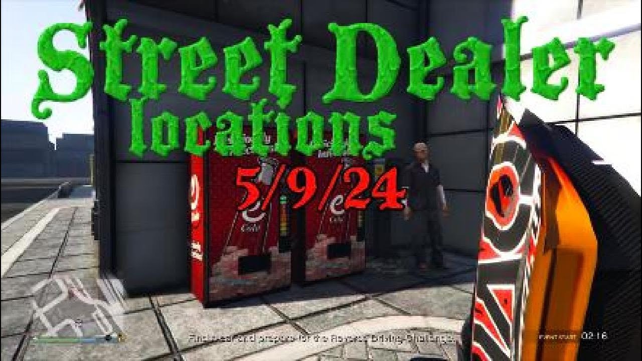 Street Dealer locations for today 5/9/24 #gta #streetdealers #gta5 # ...