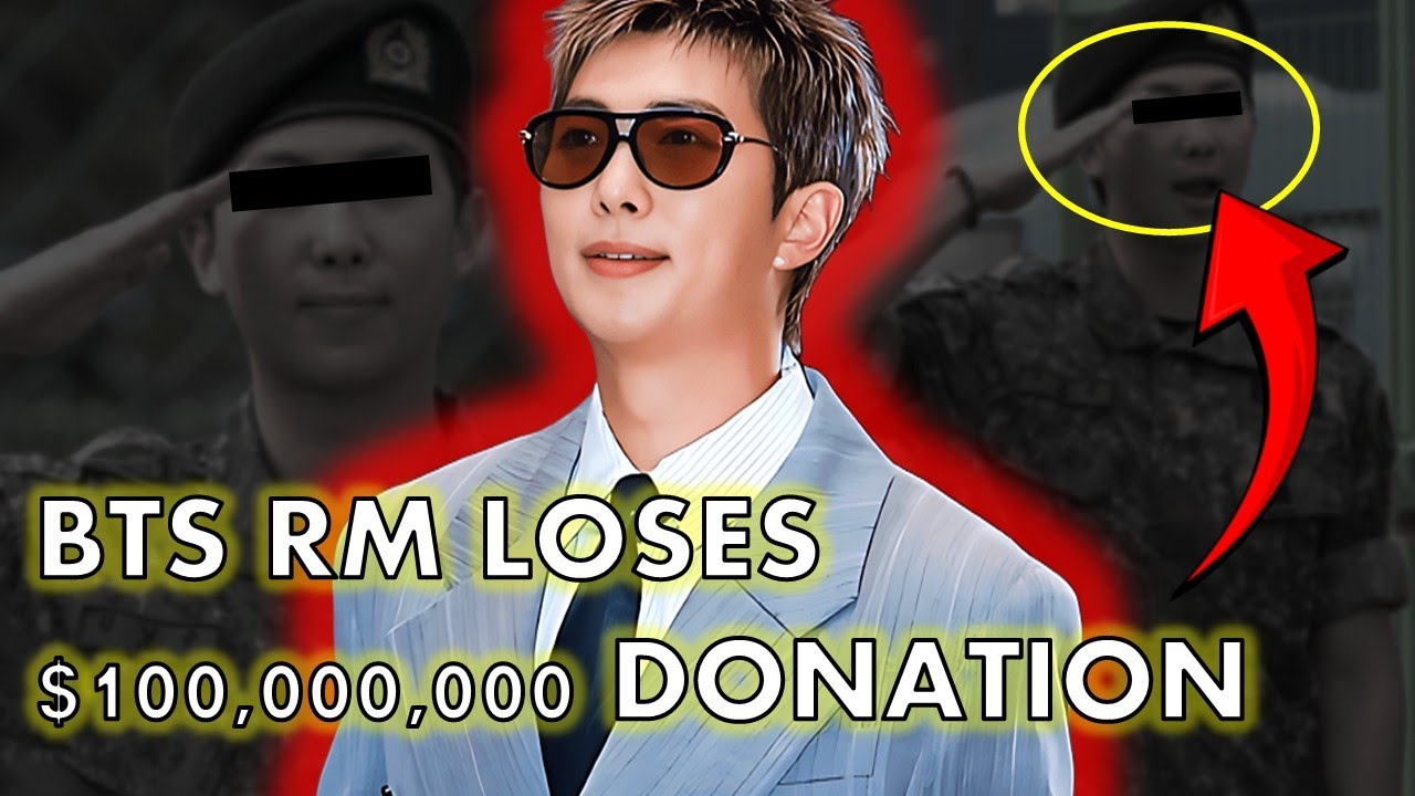 RM's 1 Million Won Donation Lost By Ministry - YouTube