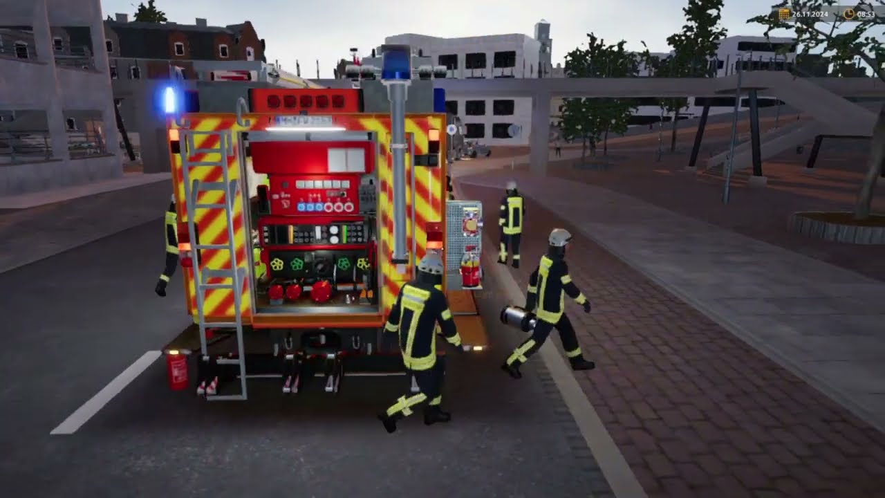 Emergency Call 112- Firefighters, Bottrop Police and Ambulance Rapid ...