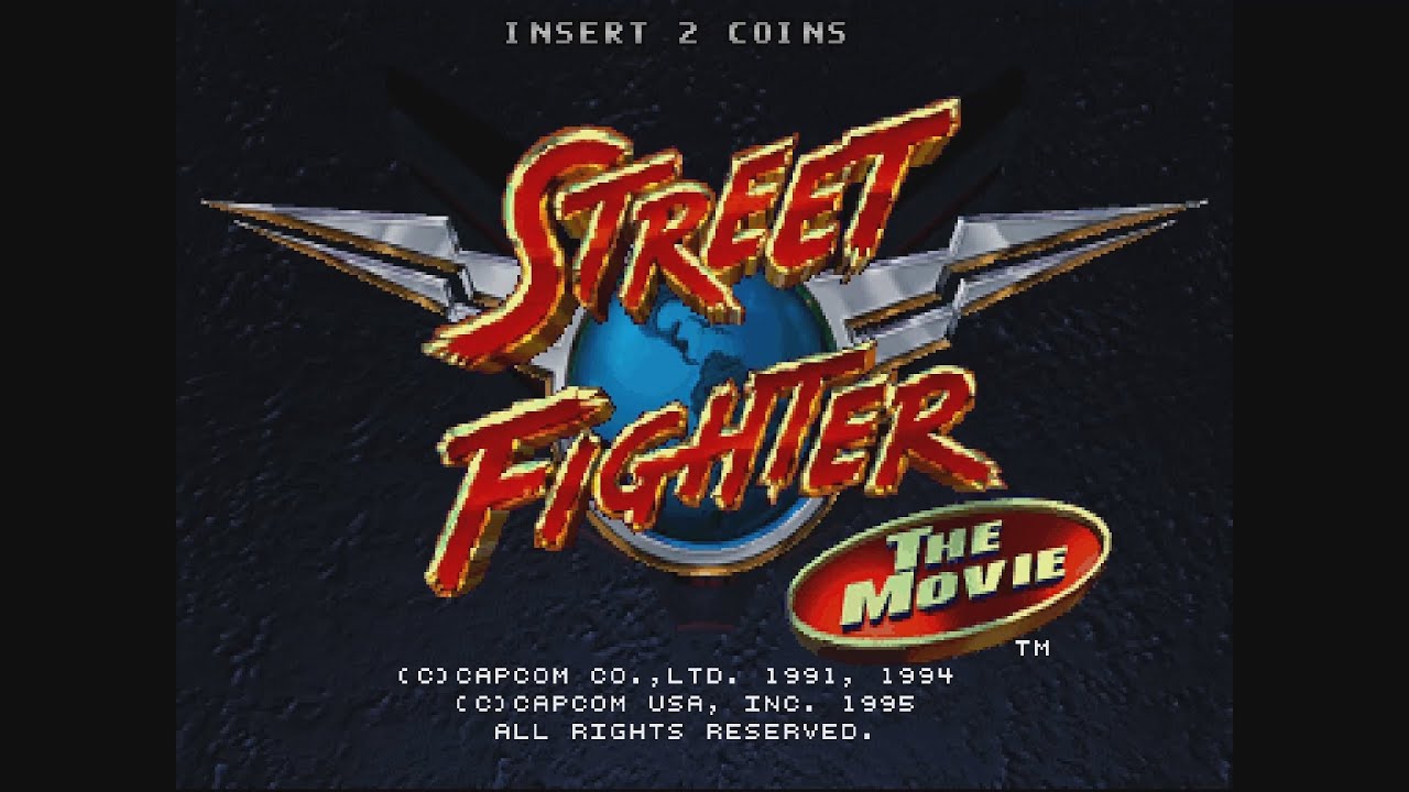 20 Mins Of...Street Fighter - The Movie Intro (US/Arcade) - YouTube