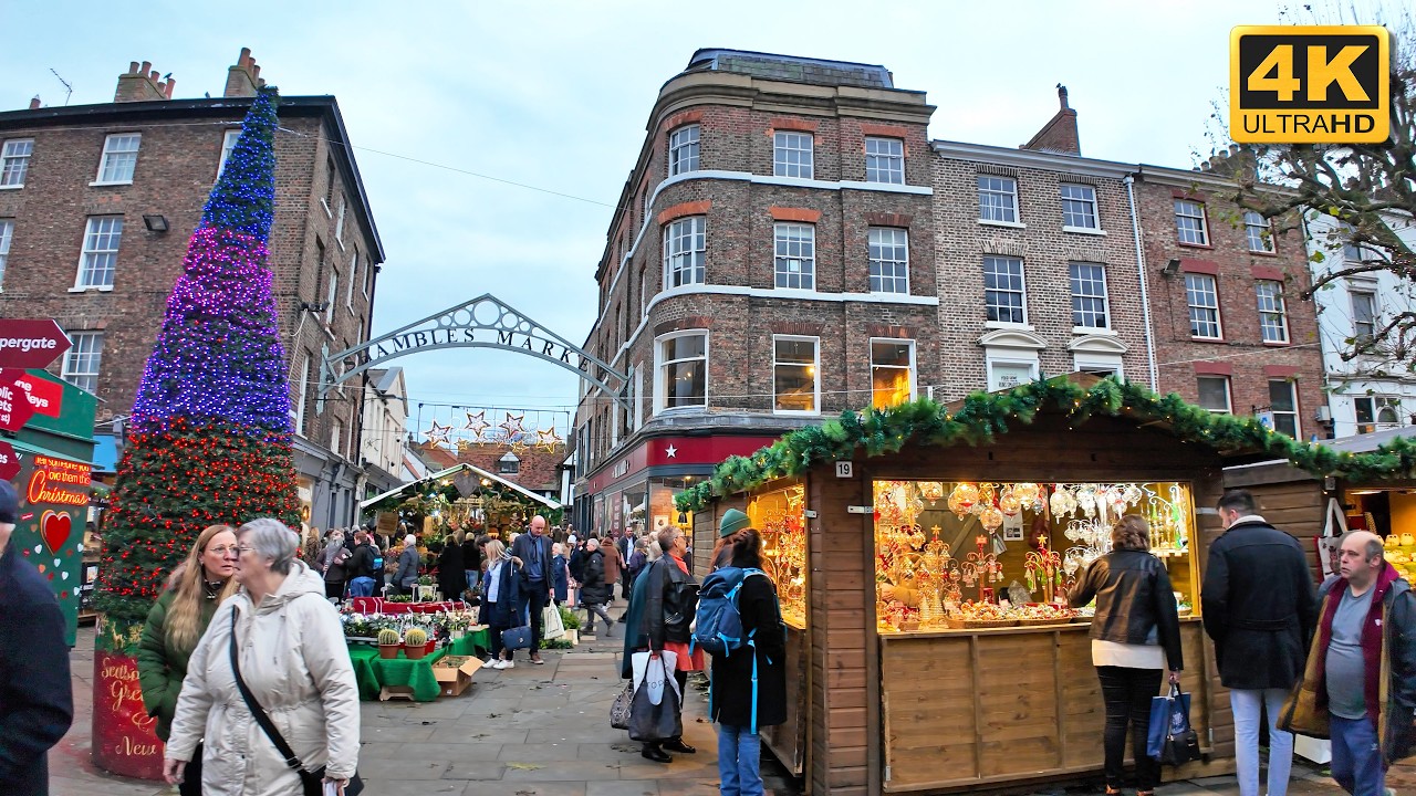 York Christmas Market 2024 - Full Walkthrough - YouTube