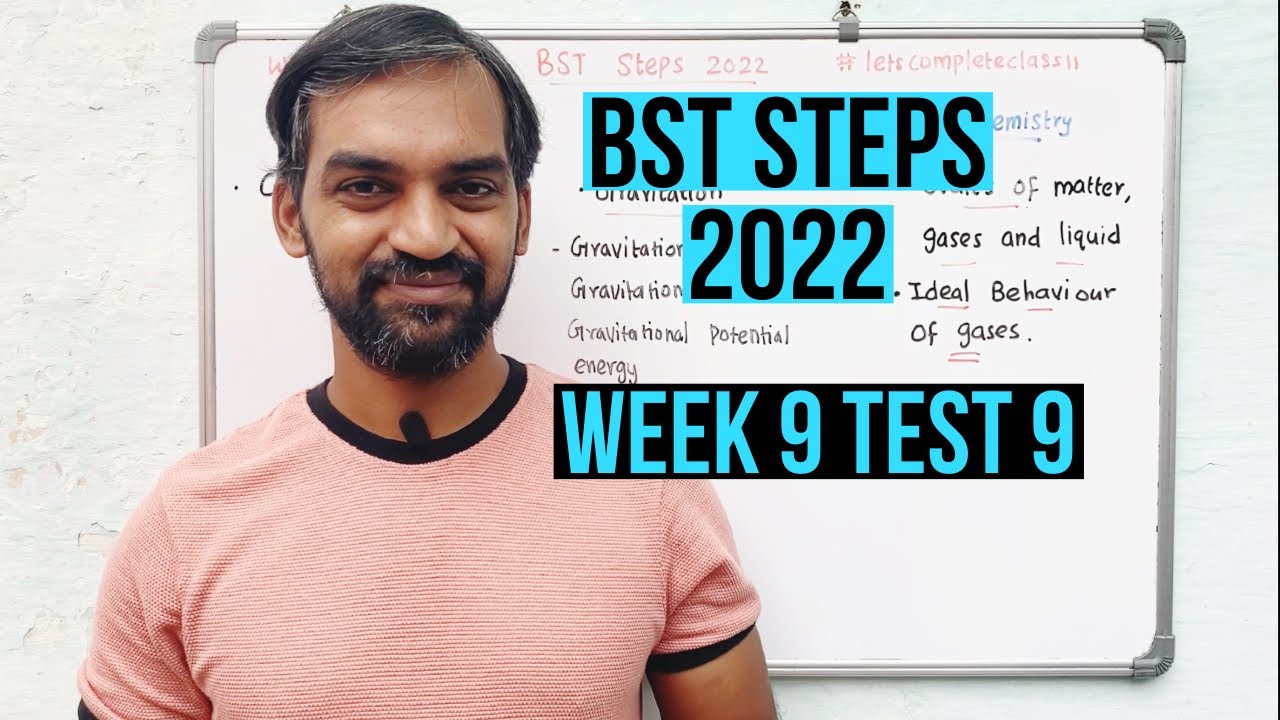 BST Steps 2022 | Week 9 Test 9 - YouTube