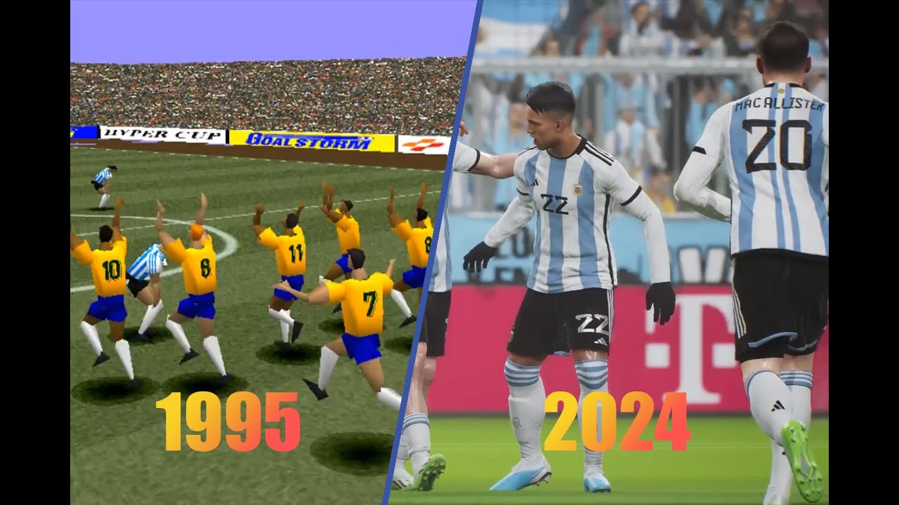 The Evolution of PES: 1995-2024 - YouTube
