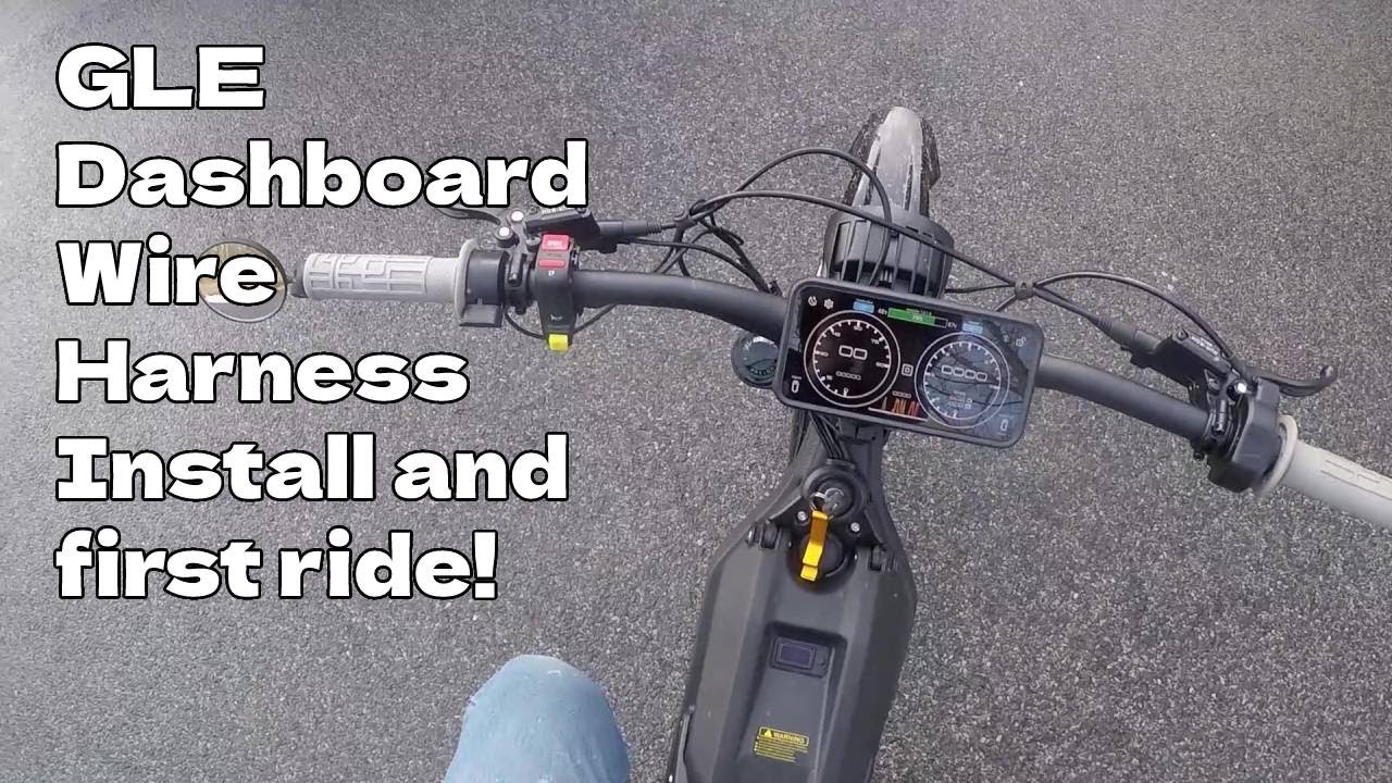 Surron X - GLE Dashboard Wire Harness mods and first impressions. - YouTube