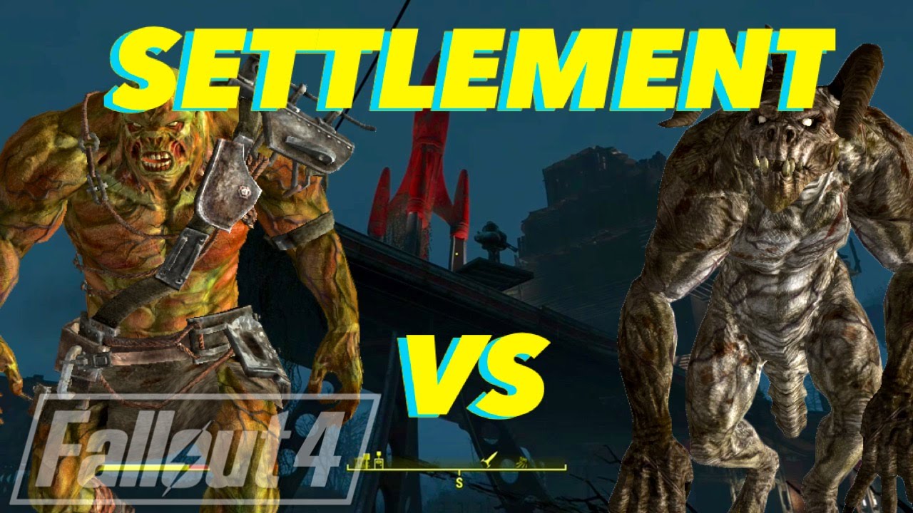 Fallout 4:[XboxOne Gameplay] "Settlement wars" - [Fallout4] "Behemoth ...