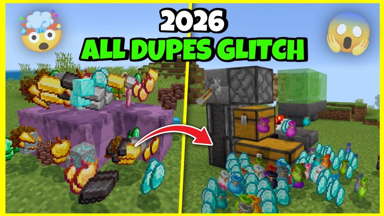 2026 ALL DUPLICATION GLITCH for Minecraft Bedrock 1.22.001 - YouTube