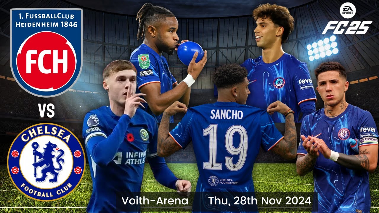 FC25 Heidenheim vs Chelsea | Europa Conference League 2024/25 - YouTube