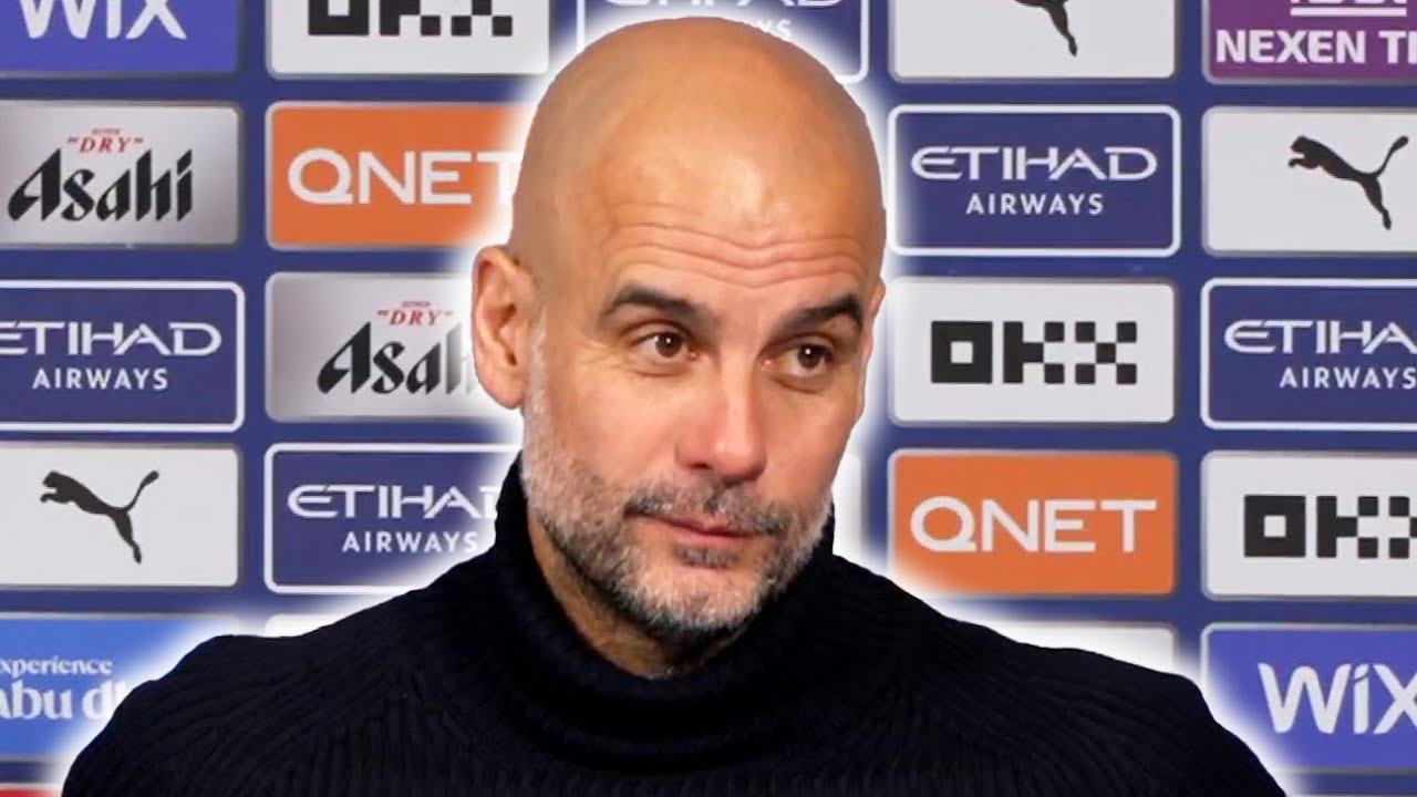 Pep Guardiola post-match press conference | Manchester City 4-1 Aston ...