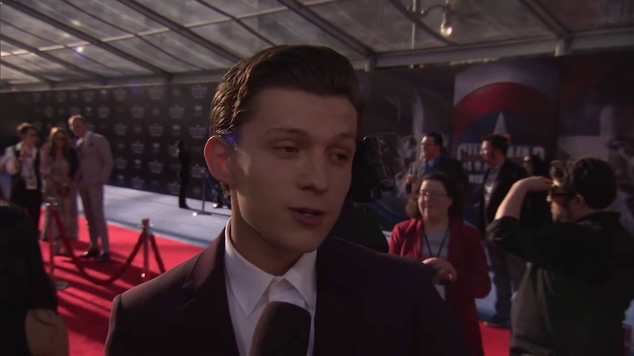 Tom Holland Interview CAPTAIN AMERICA CIVIL WAR World Premiere (HD ...