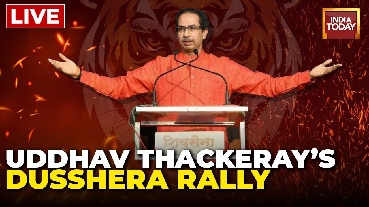 Uddhav Thackeray's Shiv Sena Rally At Shivaji Park | Dussehra 2022 ...