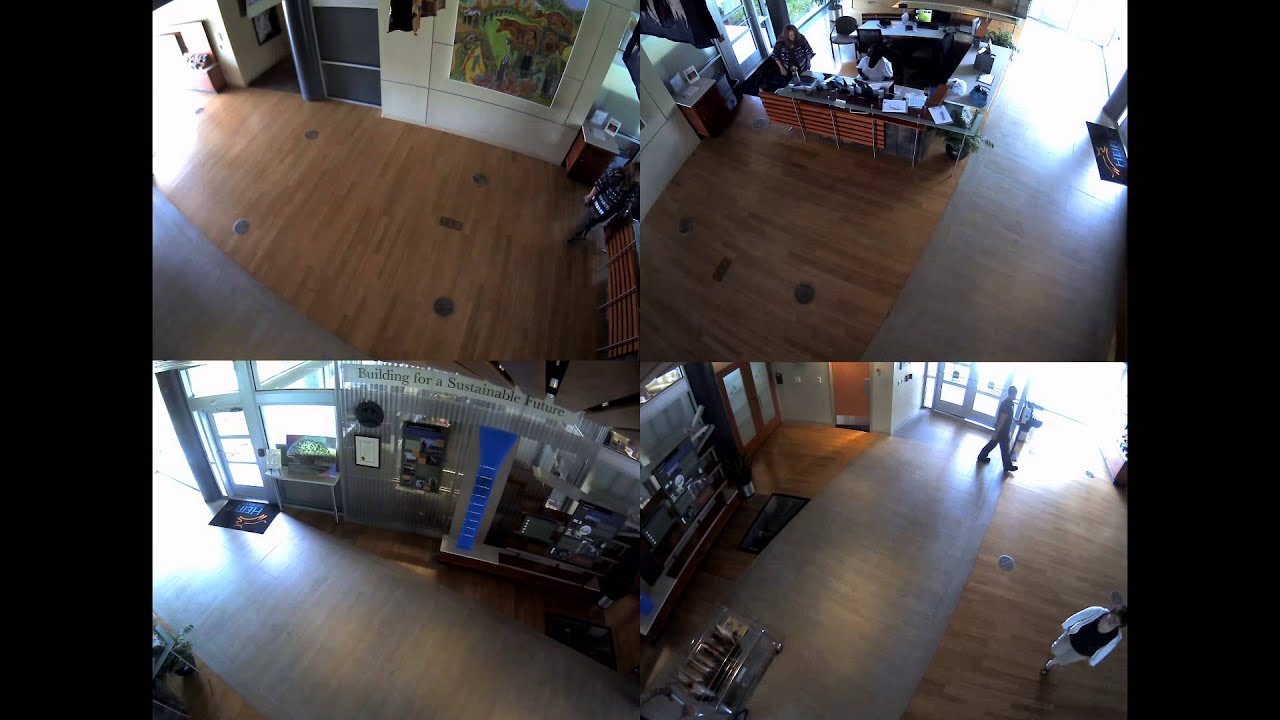 Wood Lobby 360 Degree Security Camera - YouTube