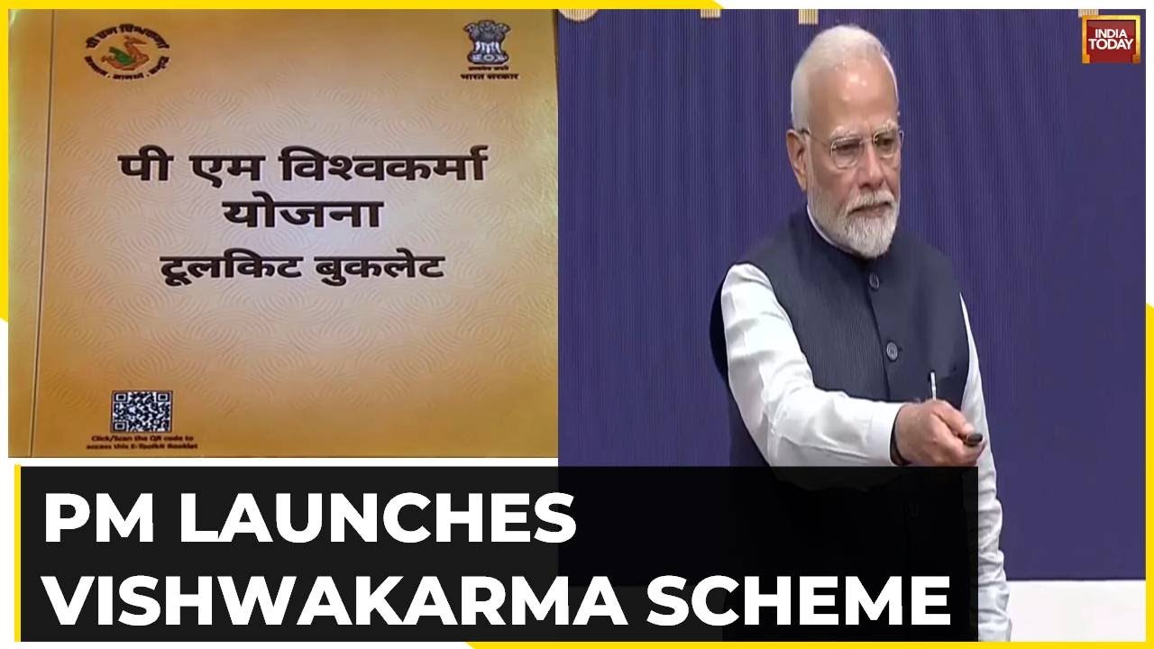 PM Launches Vishwakarma Scheme, Rs. 130000 Cr Grant To Upskill ...