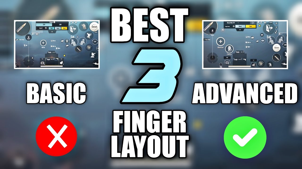 Best 3 Finger Advanced Layout🔥 | Basic Settings, Sensitive with Control ...