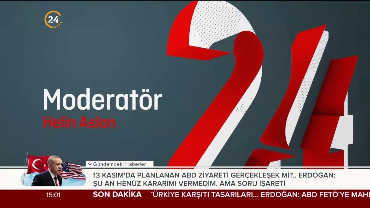 24 TV MODERATÖR HELİN ASLAN 30.10.2019 - YouTube