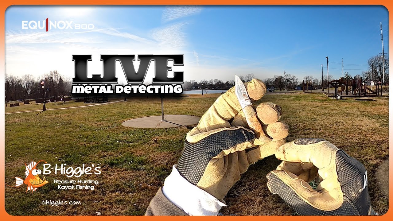 LIVE STREAM • Learn Metal Detecting with BHiggles using Minelab Equinox ...