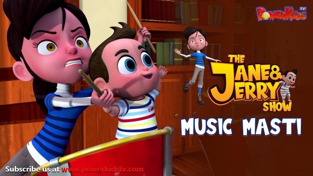 Jane & Jerry | MUSIC MASTI | Comedy Series | Cartoon Animation ...