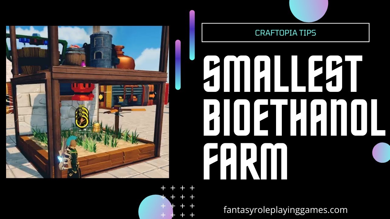 Craftopia - Smallest Auto Bioethanol Farm | No Auto Cooker Needed ...