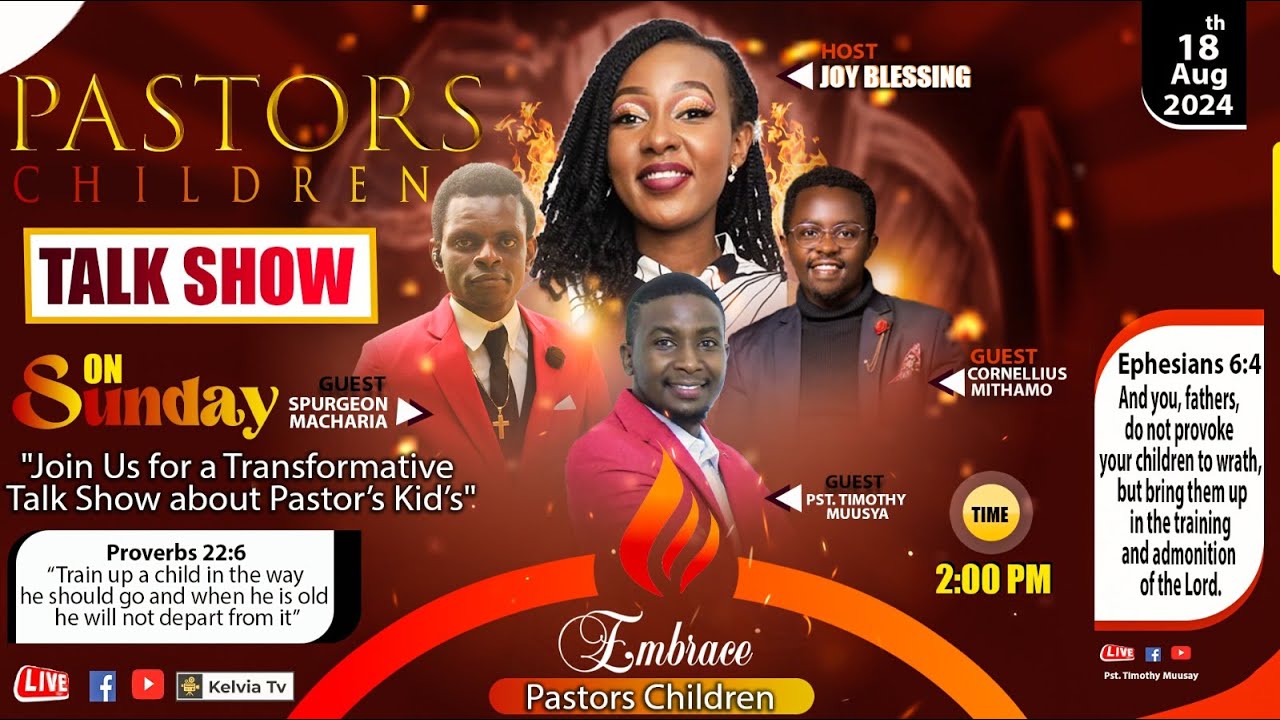 PASTORS CHILDREN TALK SHOW PART 3 - YouTube