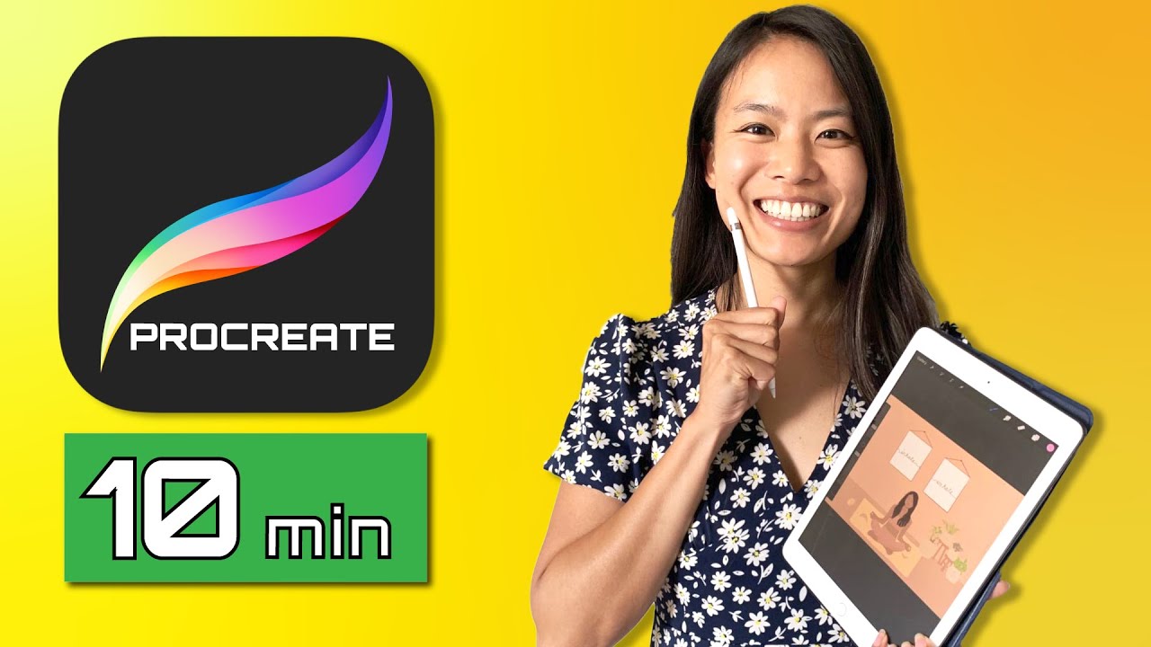 PROCREATE for Beginners Tutorial in 10 min - Sketch notes and graphic ...