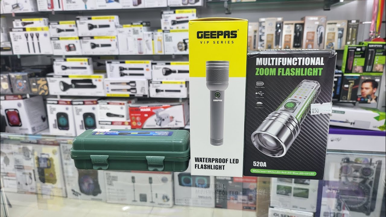 Multifunction Zoom Flash light Water Proof Led flashlight - YouTube