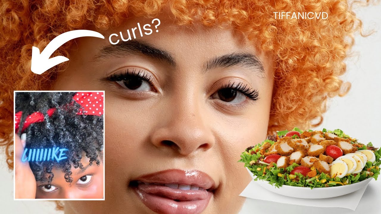 CREATING ICE SPICE’S HAIRSTYLE 👀🥗🥗 CURL DEFINING 4C HAIR! - YouTube