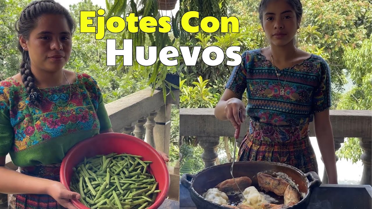 Ejotes Forrados Con HUEVOS Para Nuestro ALMUERZO - YouTube