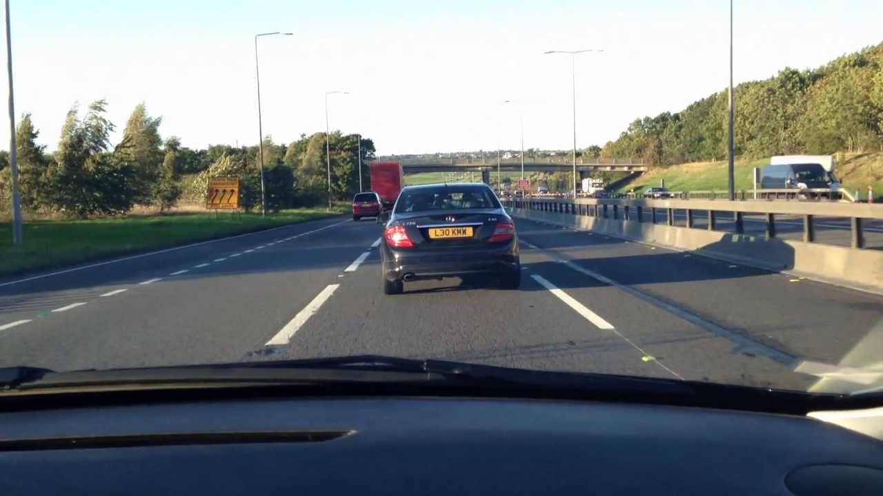 M1 Road Works with Average Speed Camera Zone - UK Video 10 - YouTube