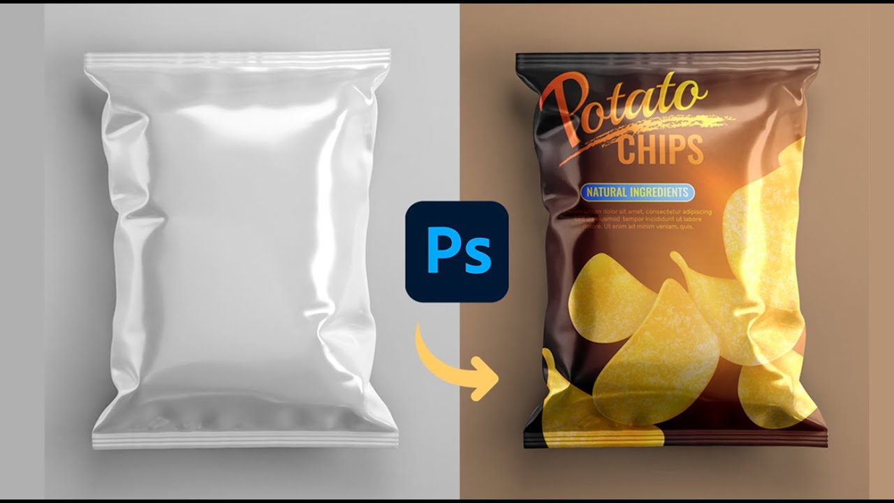 How to create Easily Packaging Mockup Design in Photoshop 2024 ...