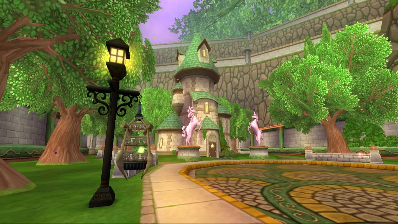 Wizard101 Testrealm Revamped Graphics Unicorn Way - YouTube