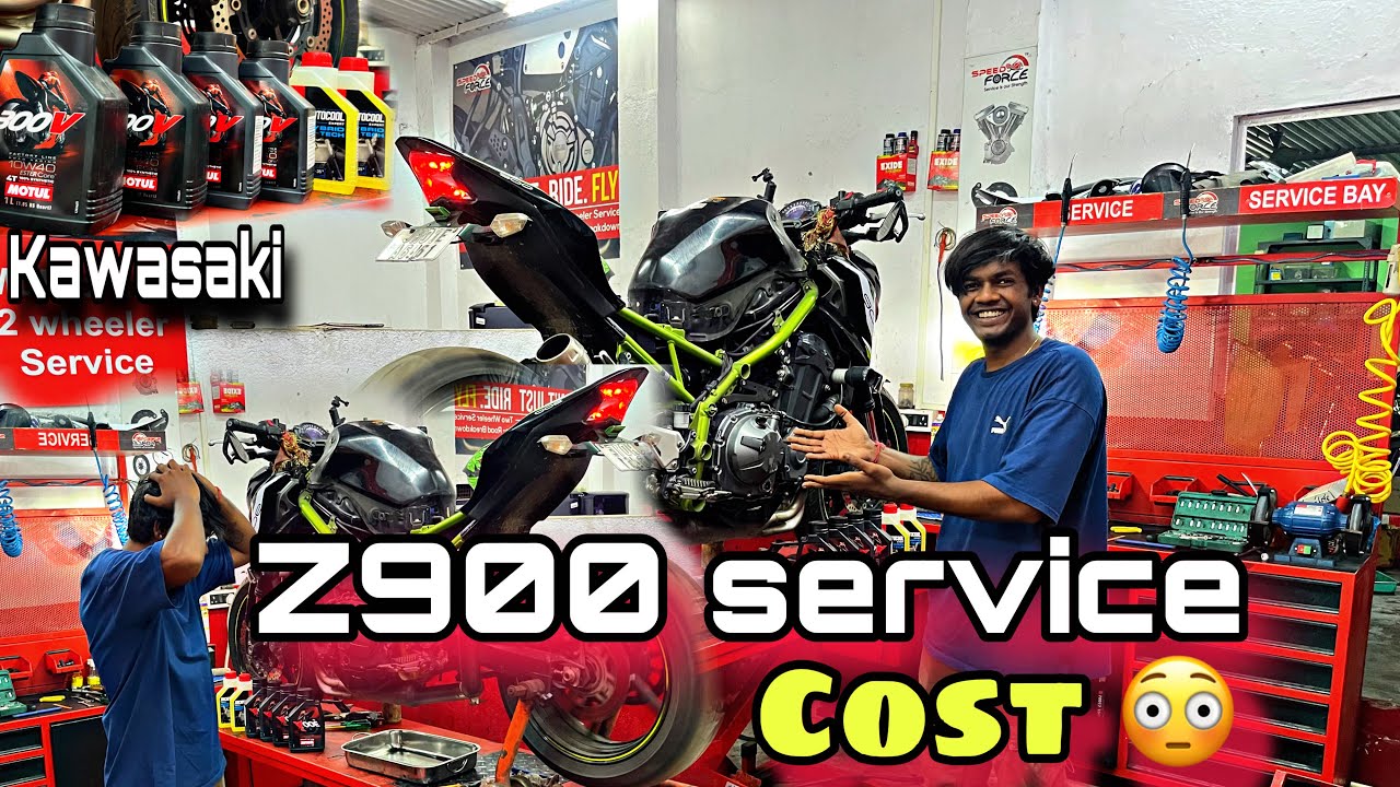 Kawasaki z900 service cost?🤔 z900 service pe kitna kharcha aata hai😇 # ...