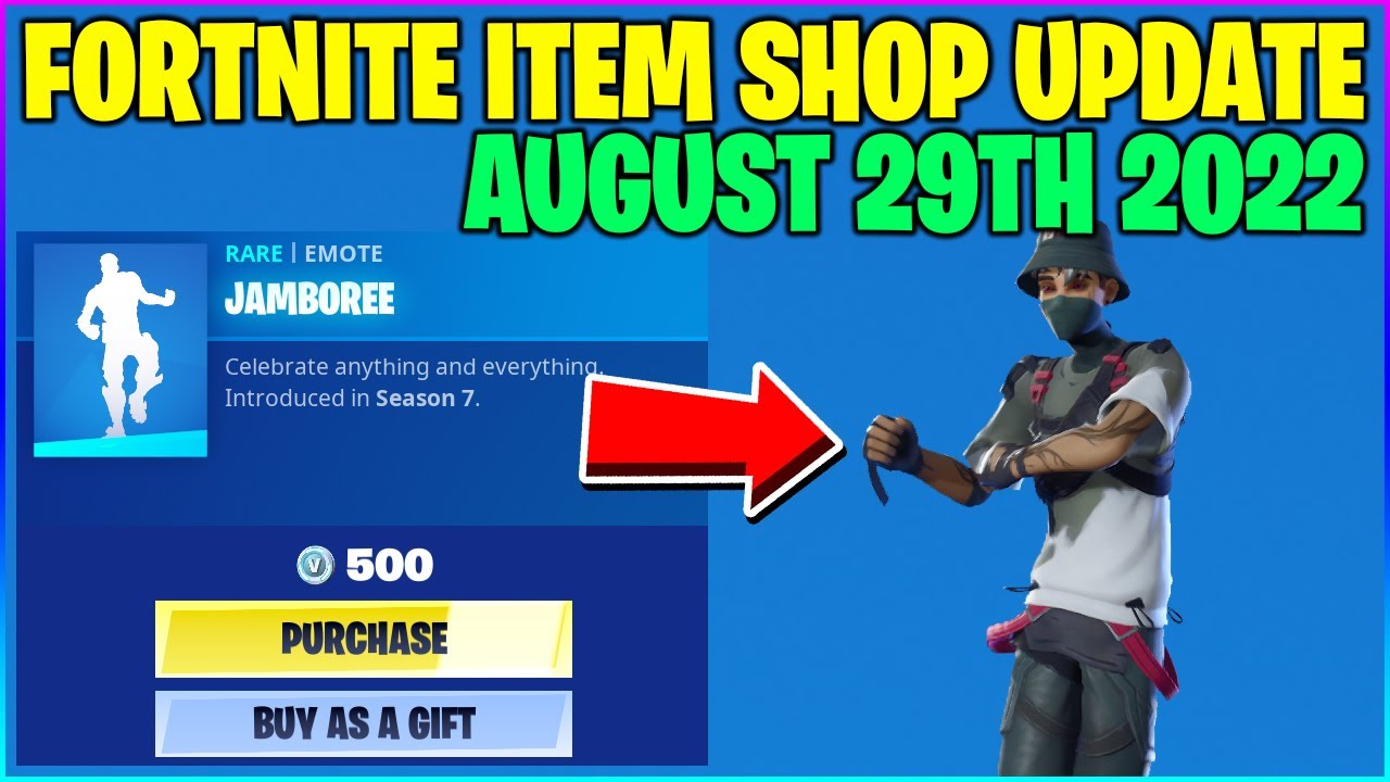 Fortnite Item Shop *3* RARE EMOTES RETURN! [August 29th, 2022 ...