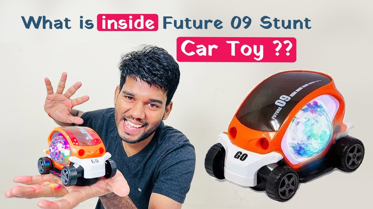 What is inside 09 Future 360 Degree Rotating Musical Stunt Car Toy for ...