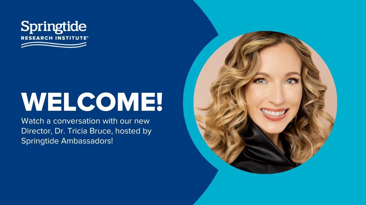 Introducing Springtide’s new Director, Dr. Tricia Bruce - YouTube