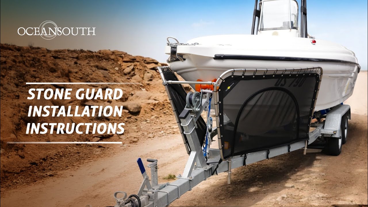 How to Install the Oceansouth Stone Guard on Your Boat Trailer | Step ...