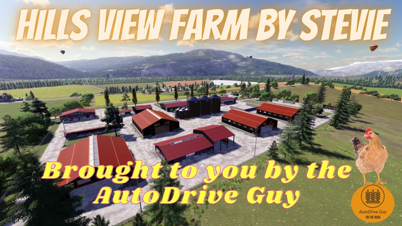 Farming Simulator 22 - Hills View Farm by Stevie AutoDrive - YouTube