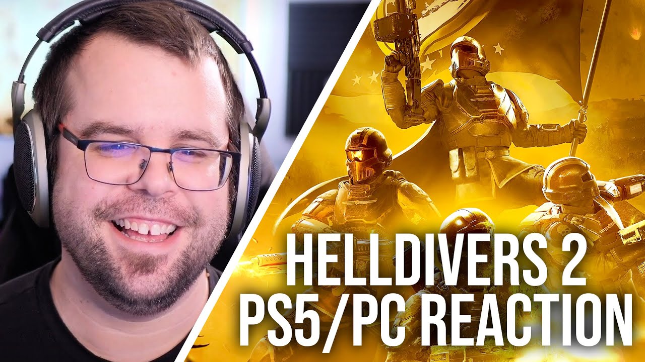 Helldivers 2 PS5/PC Reaction: It's Hilarious Fun - YouTube