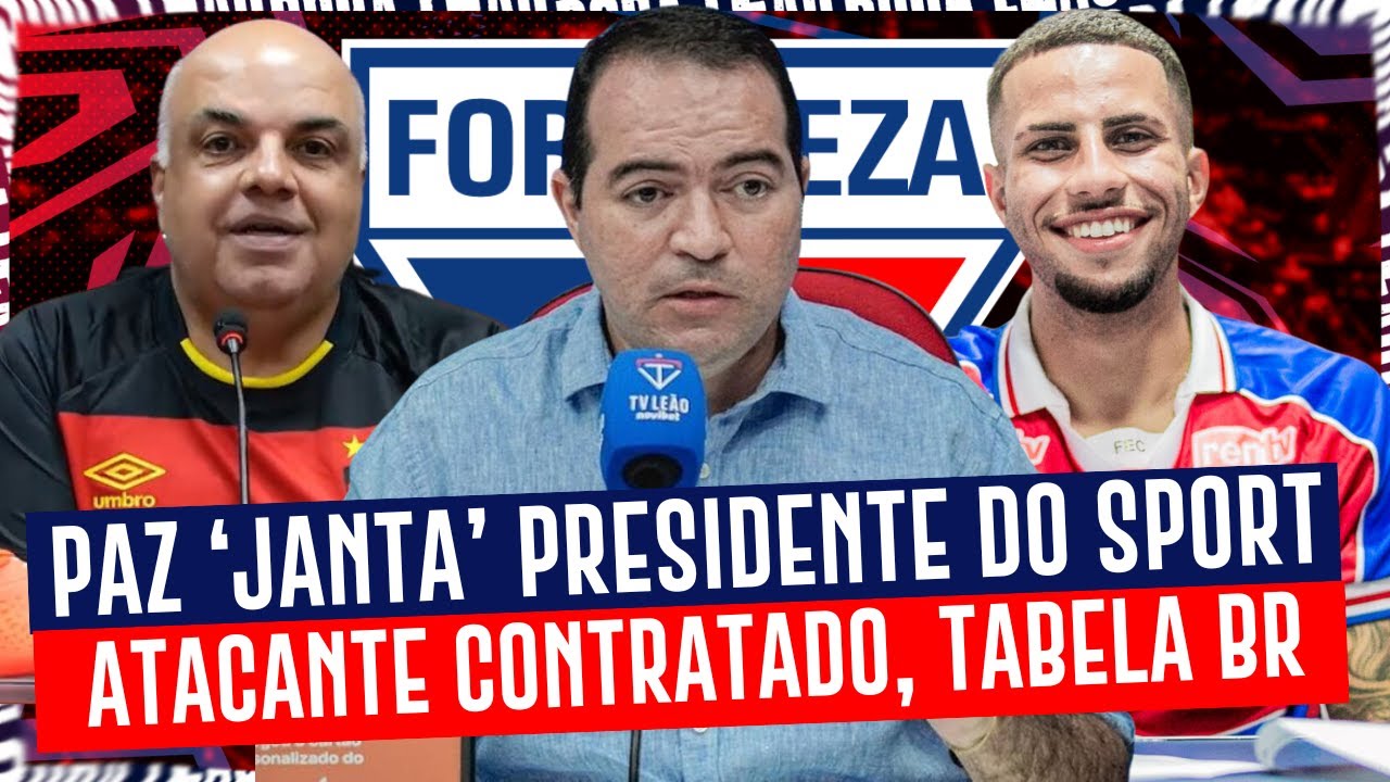👀 MARCELO PAZ 'JANTA' PRESIDENTE DO SPORT ATACANTE CONTRATADO 🚨 CBF ...