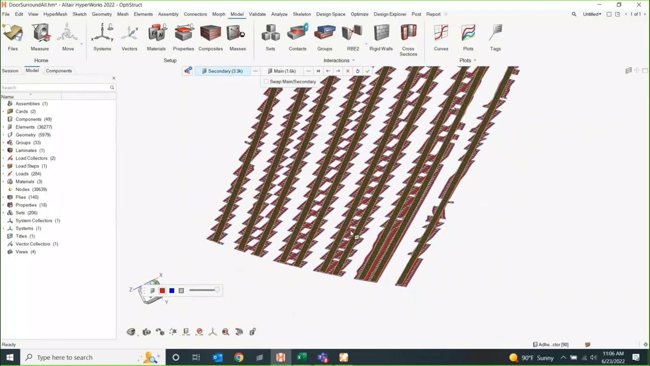 EP 11: Auto Contact in HyperWorks 2022 - YouTube