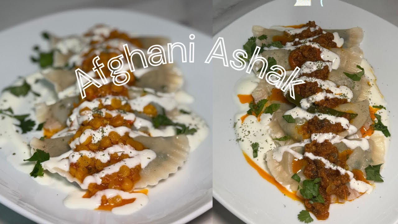 How to Make Authentic Afghani Ashak | Vegetarian & Non-Vegetarian ...